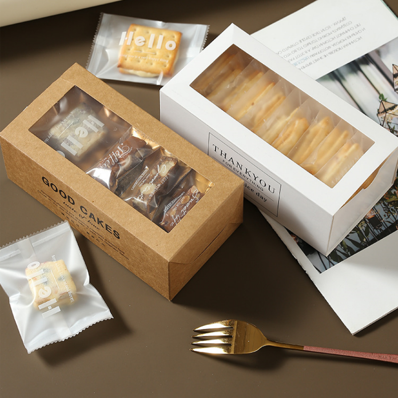 Roll Cake Box Kraft Cake Box Pastry Loaf Box Swiss Roll Banana Bread ...