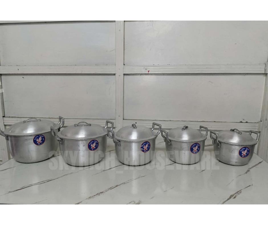 ORIGINAL EAGLE KING HEAVY DUTY DOUBLE HANDLE SMALL CALDERO / CASSEROLE ...