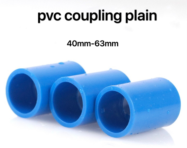 pvc blue coupling plain 1 1/4''(40mm) 1 1/2''(50mm) 2''(63mm) | Shopee ...