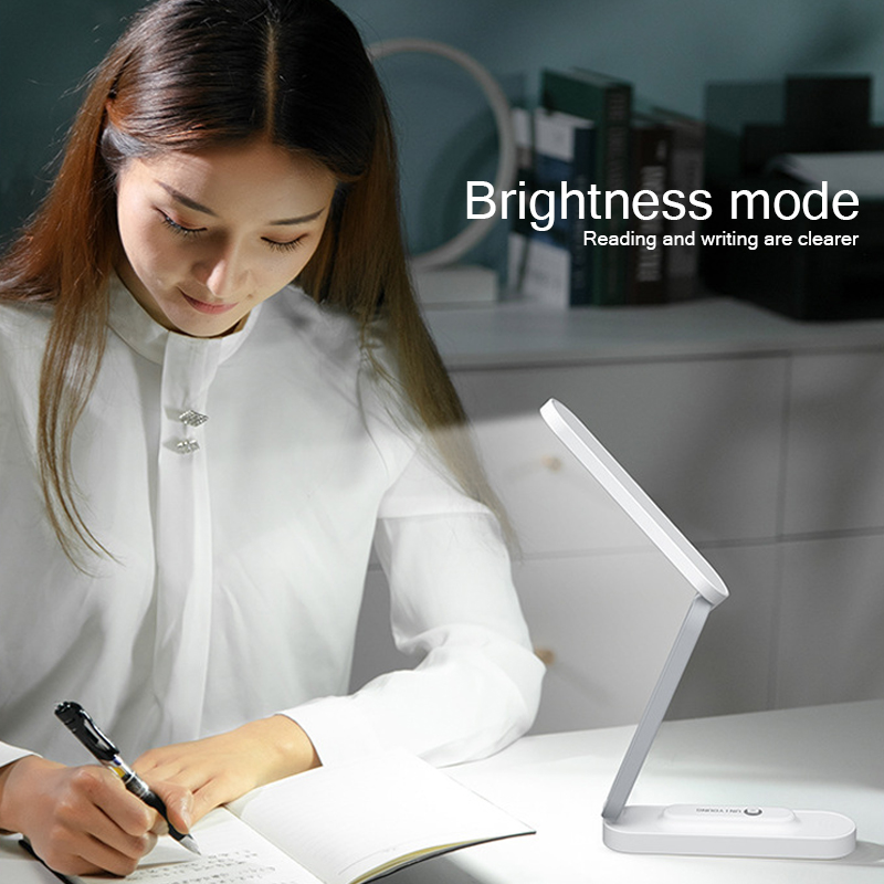 LED Folding Desk Lamp 3-Level Brightness Dimming Lighting Reading Eye ...