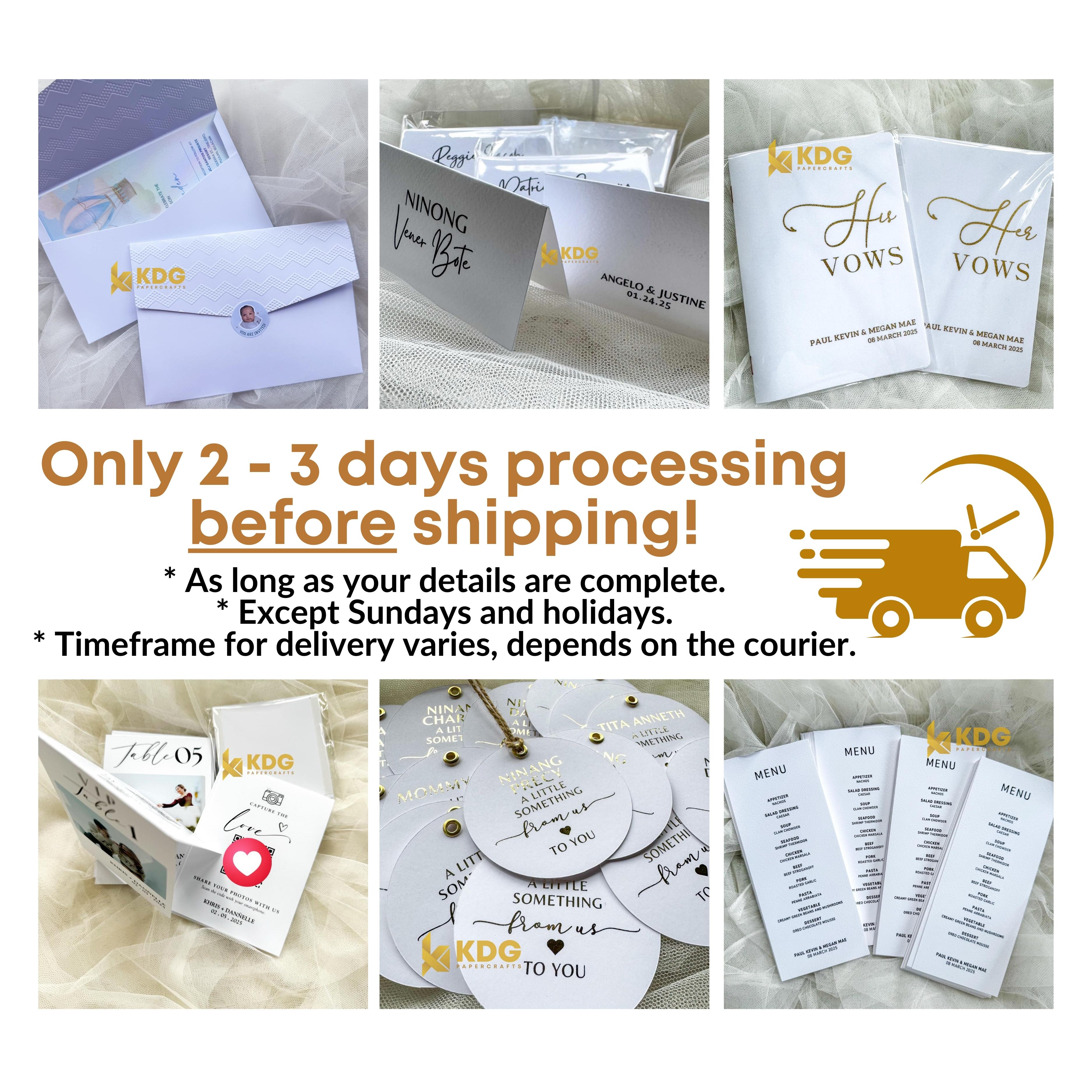 10 pcs - Cream Minimalist Thank You Gift Tags for Birthday / Debut ...