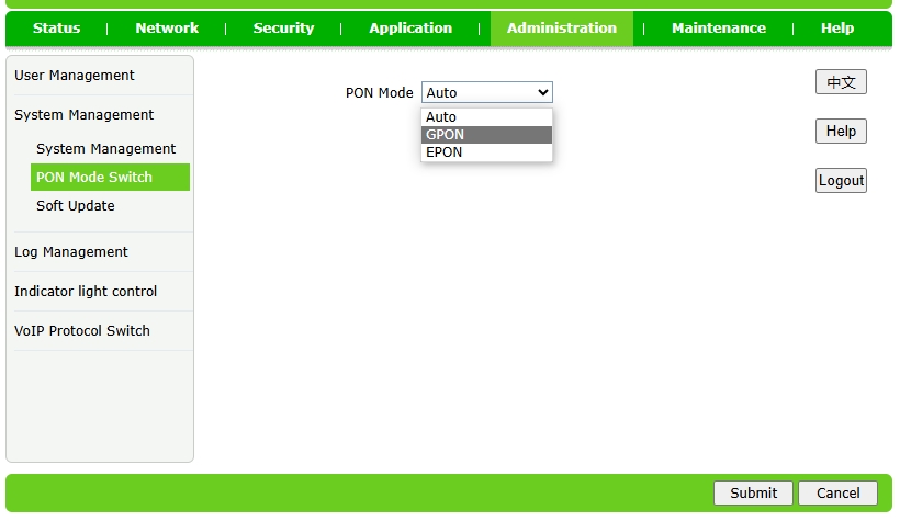 New GM219-S XPON Supports EPON GPON English Version(Contains Adaptor) | Shopee Philippines