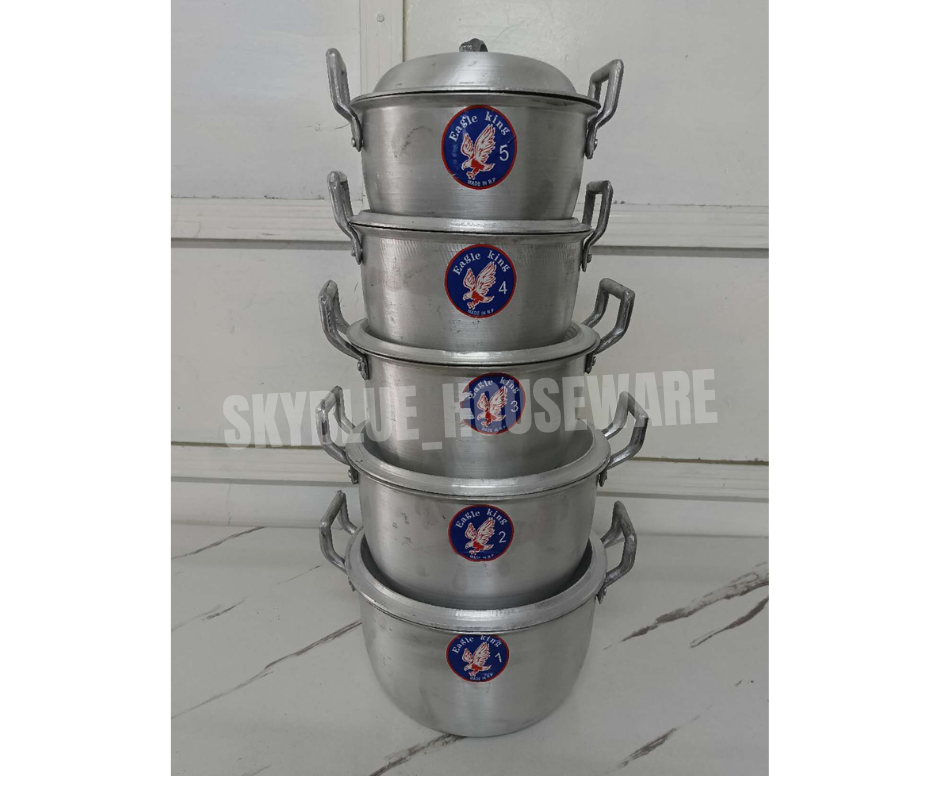 EAGLE KING HEAVY DUTY DOUBLE HANDLE CALDERO / KALDERO / MAKAPAL ...