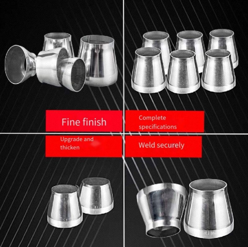 304 STAINLESS Size Head Stainless Tube Conversion Head Concentric ...