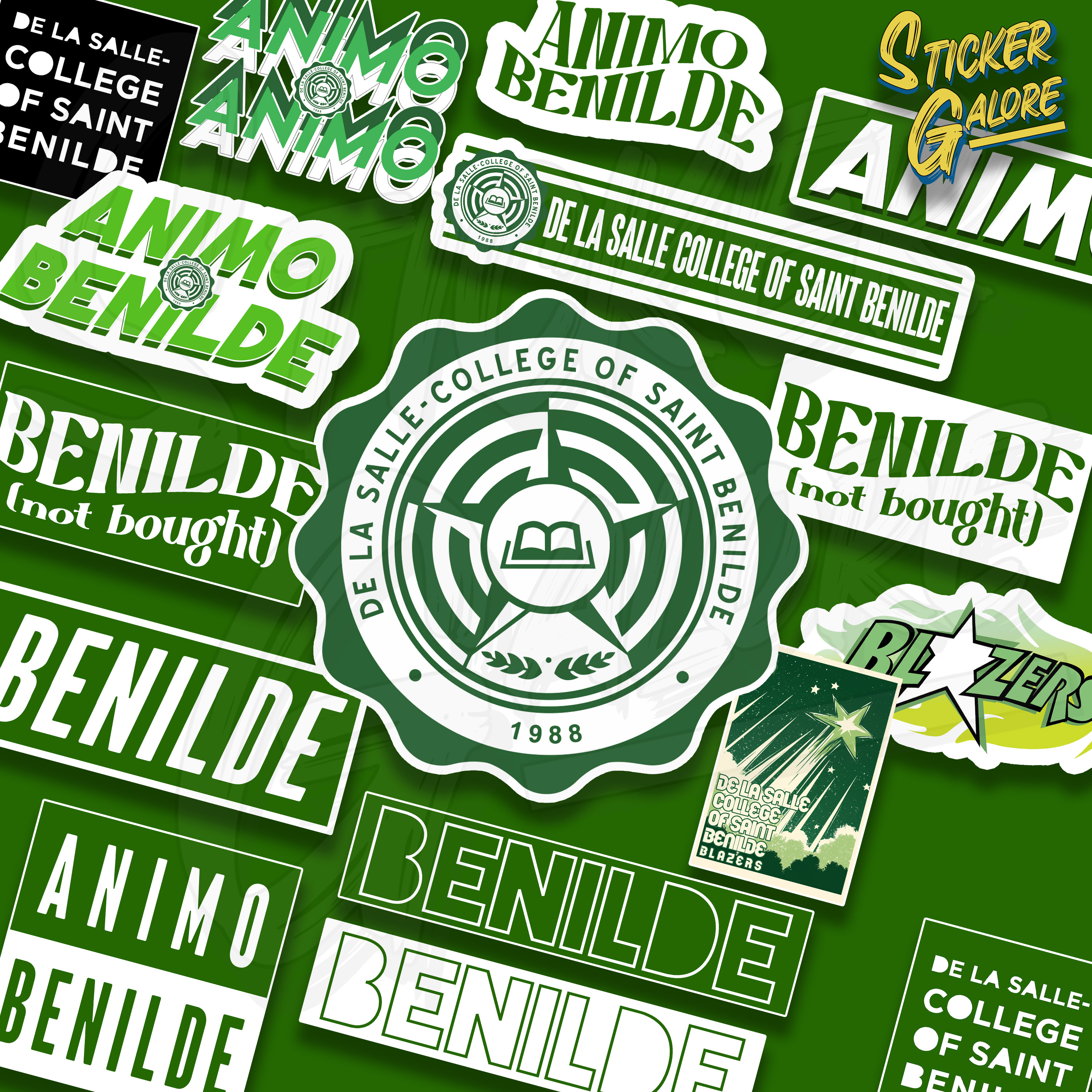 COLLEGE OF ST. BENILDE WATERPROOF STICKER INSPIRED LA SALLE VINYL ...