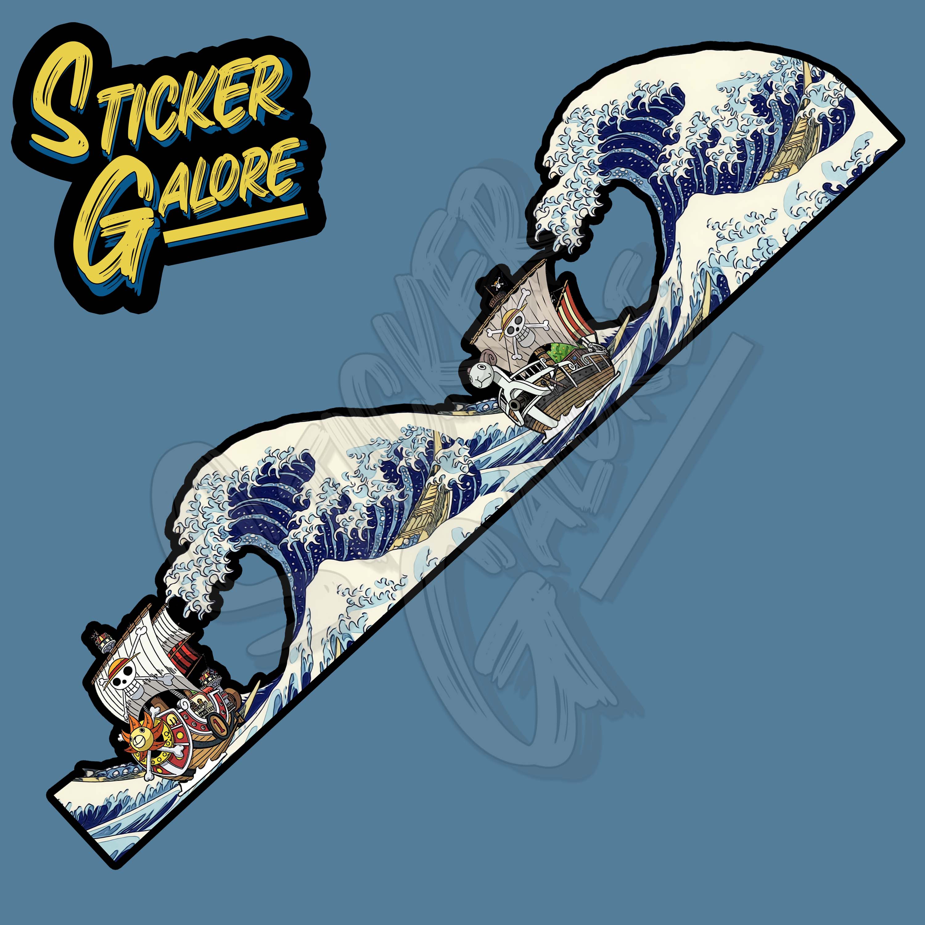 ONE PIECE AQUAFLASK INFINITY STICKER (WATERPROOF AND SCRATCH PROOF ...