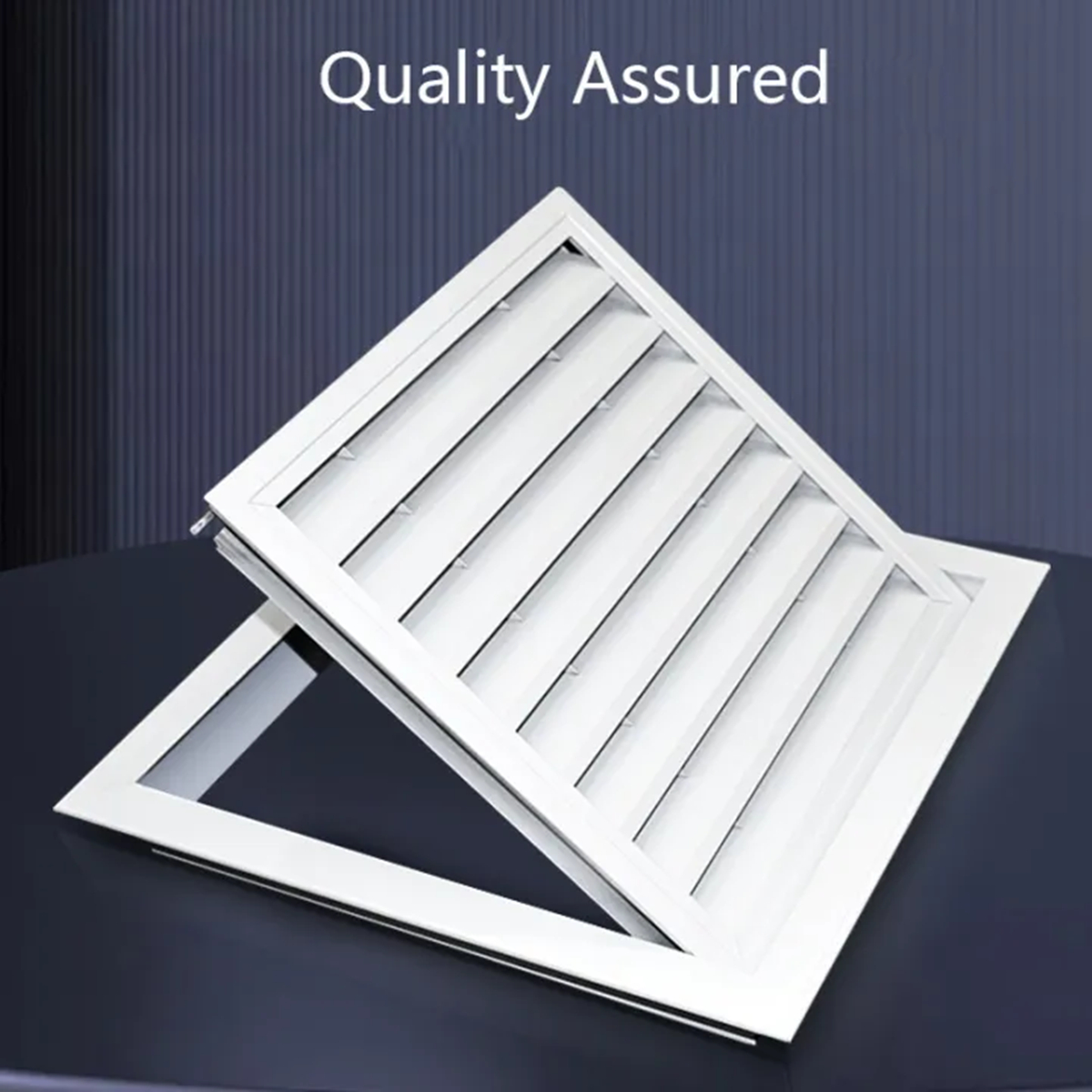 Aluminum Alloy Exhaust Shutter Vent For Central Air Grille Ventilation ...
