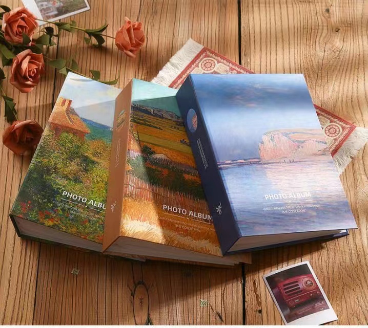 3R 4R 5R Oil painting style album 100 pockets 200 pockets insert photo ...