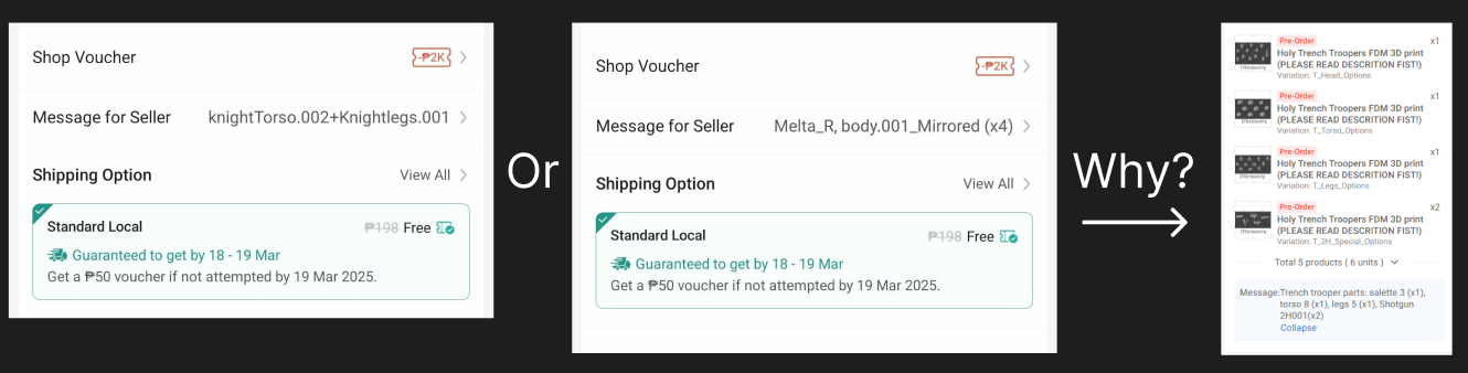 RepliCants 3D Printed FDM SW Legiones (READ DESCRIPTION FOR ...