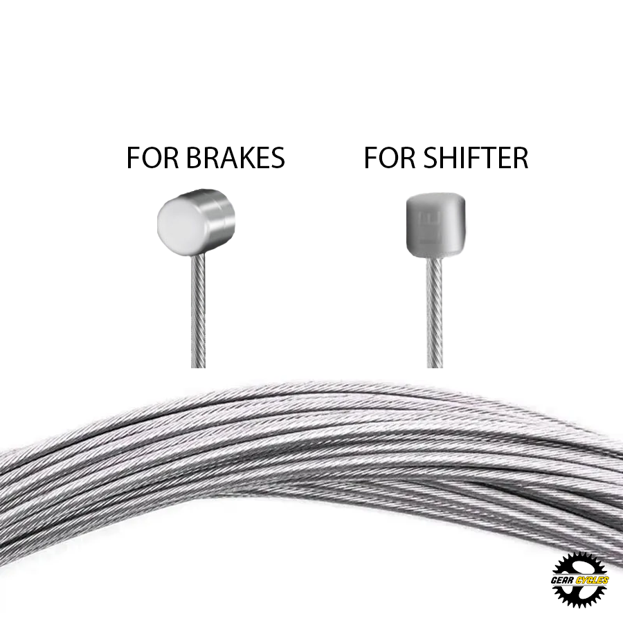 Shifter Brake Cable Inner Wire 2M Bicycle Mountain Road Bike MTB Front ...