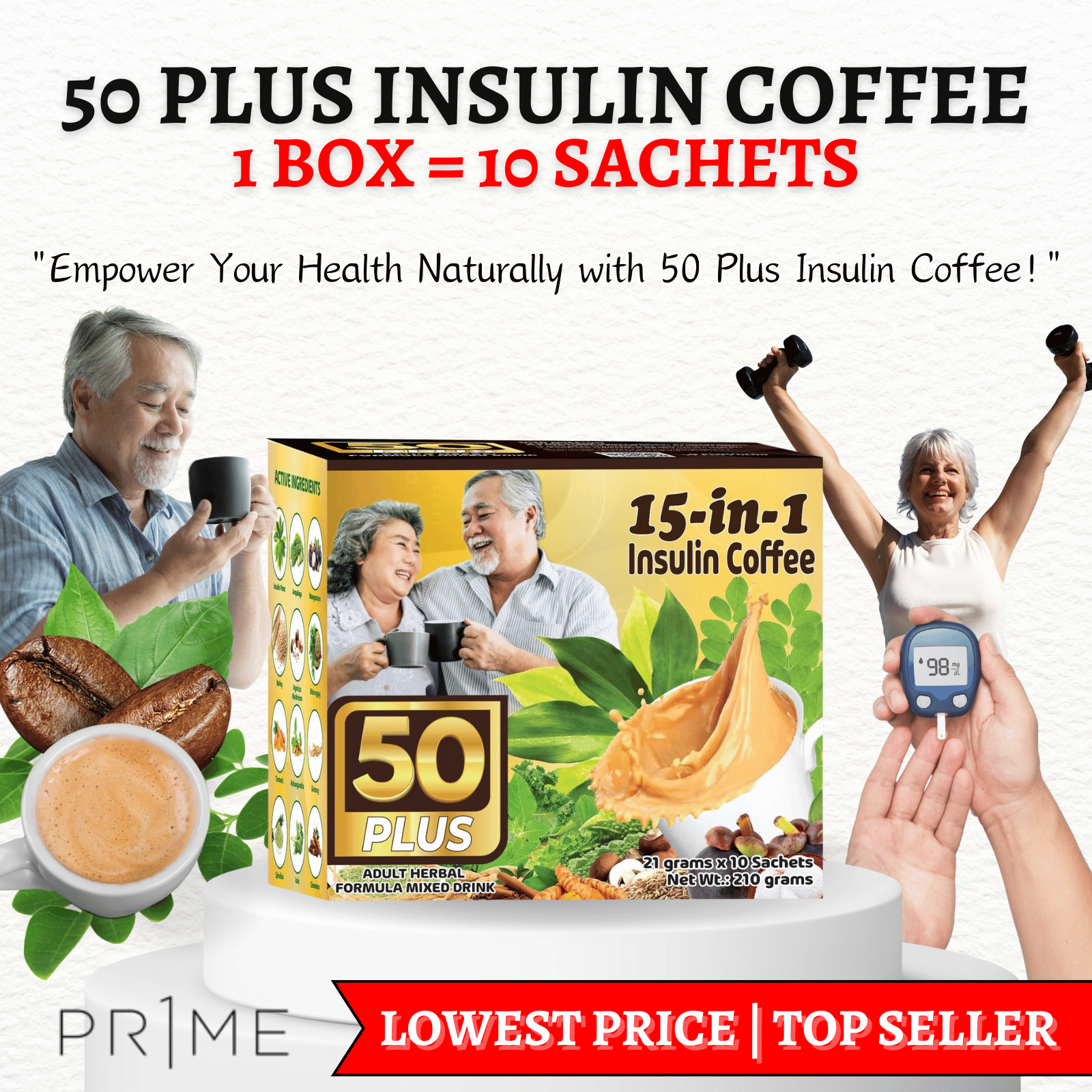 50 Plus Insulin Coffee l Manage Blood Sugar Level l Promote Good ...