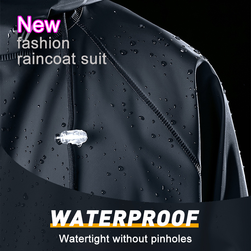 Fashion raincoat rain pants full body set trendy men's and women's ...