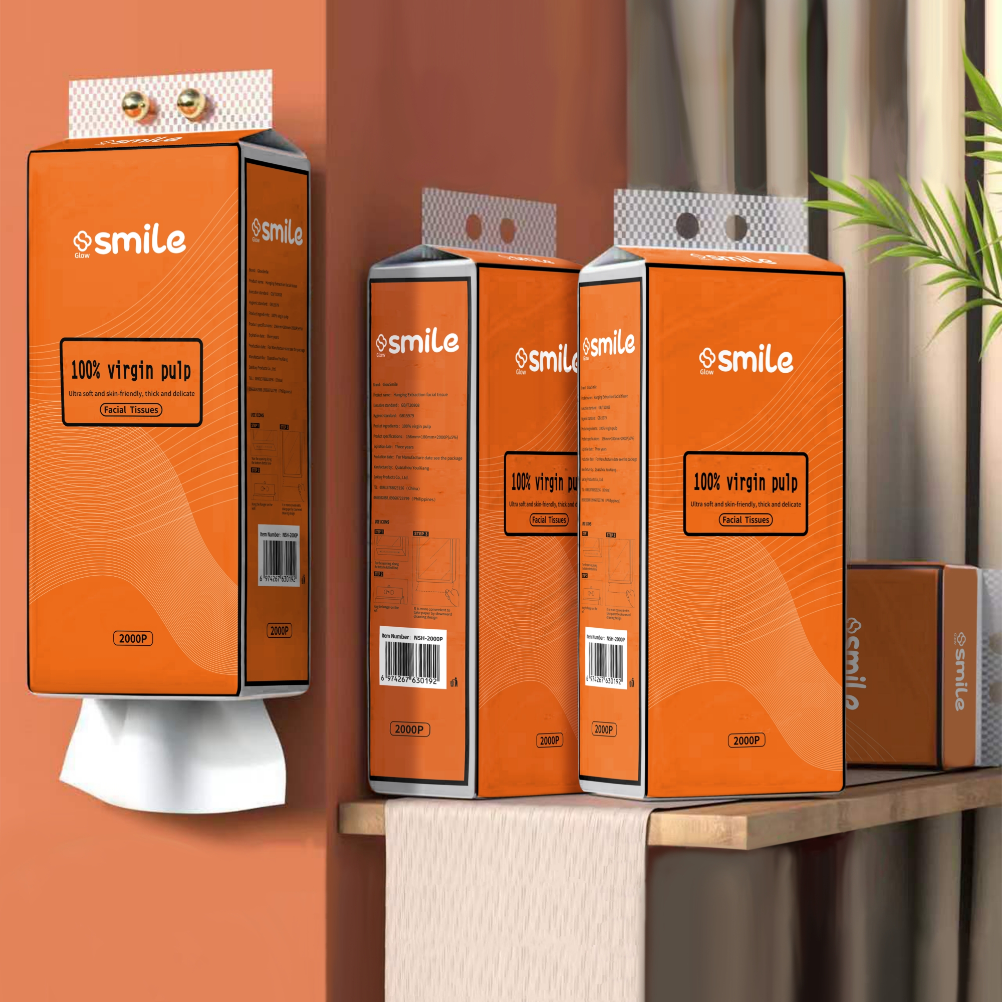 Tissue Paper Portable Affordable Super Soft Facial Tissue Paper Napkin ...