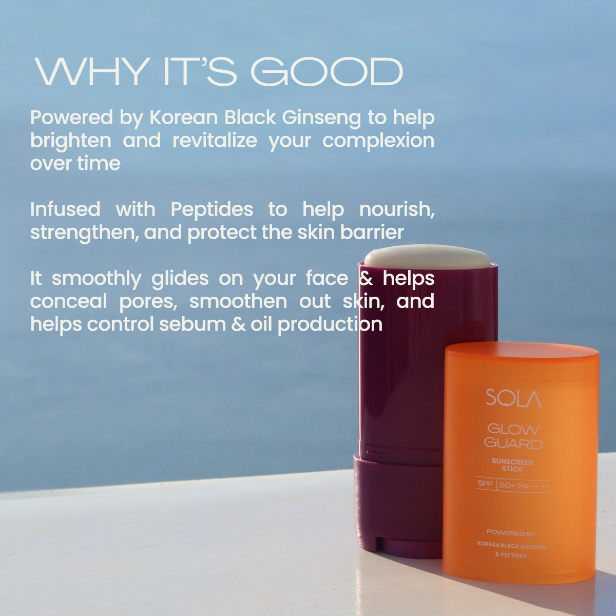 SOLA Glow Guard Sun Stick SPF 50+ PA++++ Bundle of 2 | Shopee Philippines