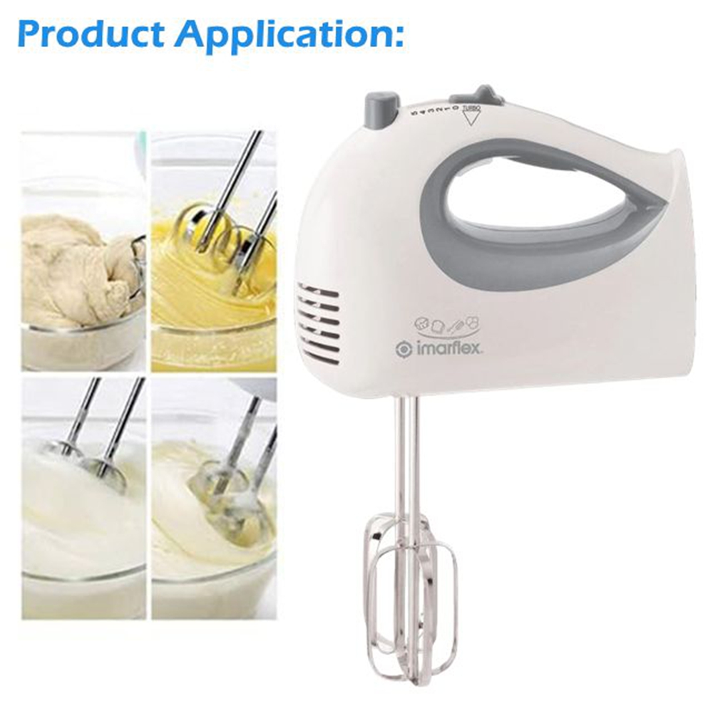 Imarflex Imx-250 Portable Electric Hand Mixer 250W -White | Shopee ...