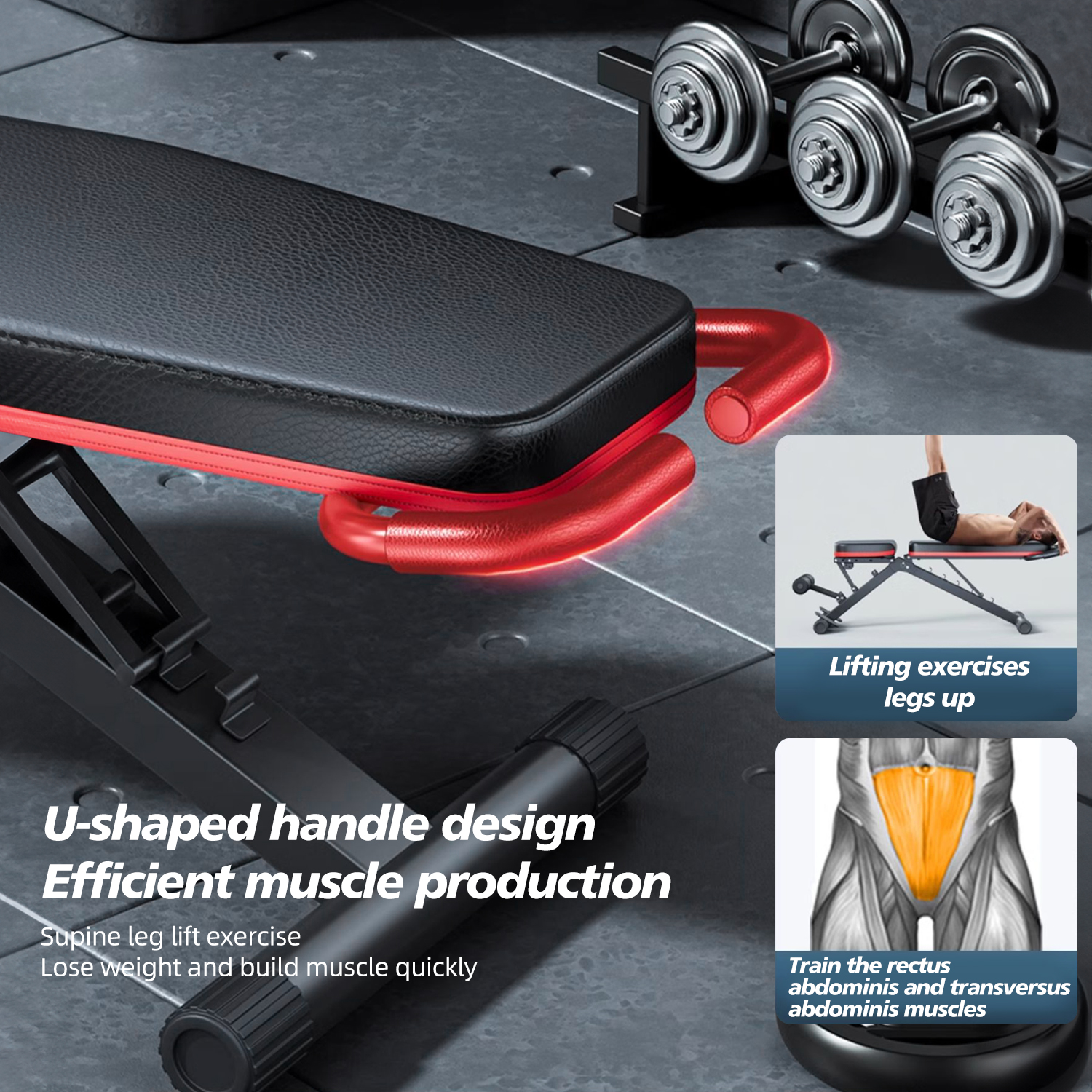 Dumbbell bench Bench press bench Multi-function all-in-one fitness ...