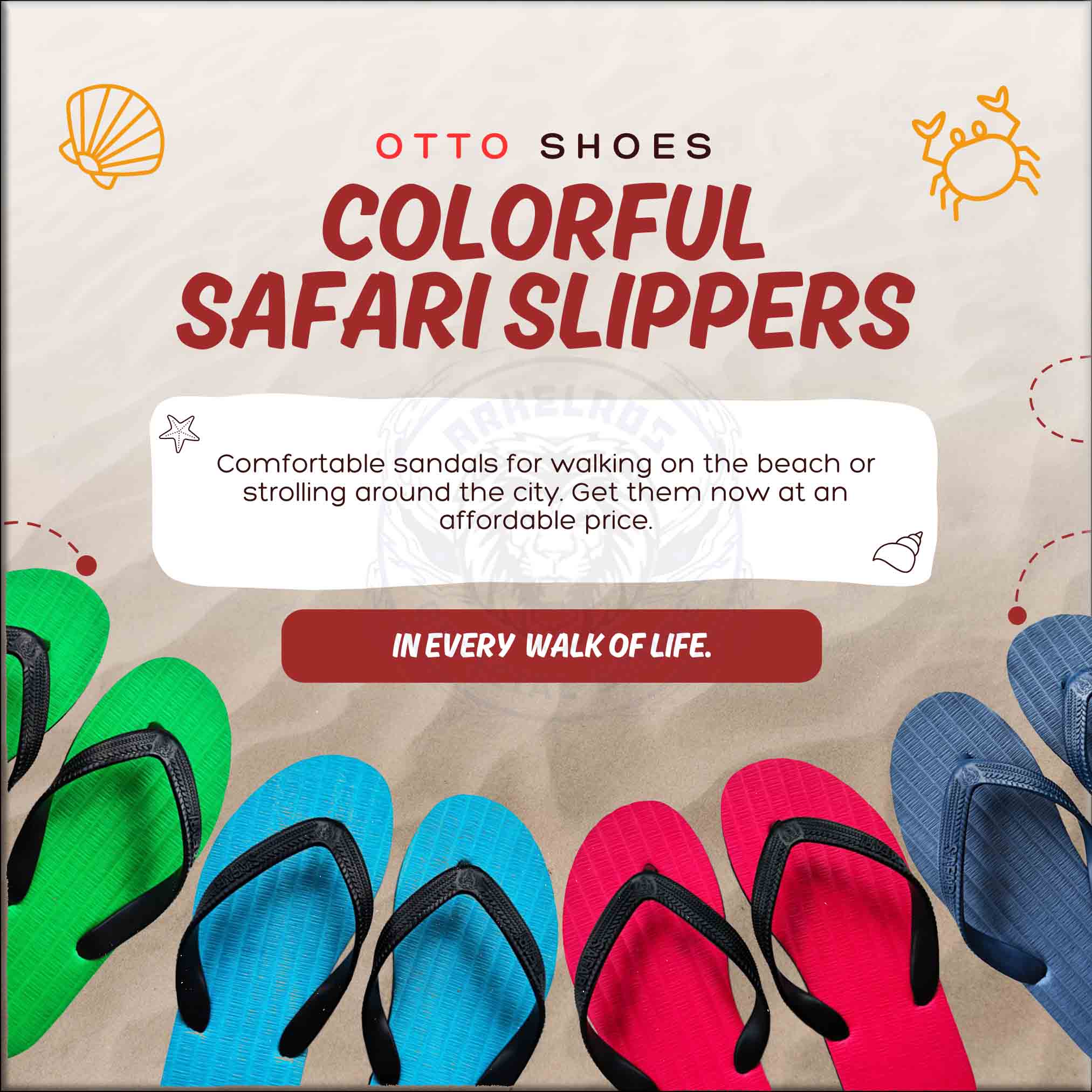 SAFARI SLIPPERS by OTTO SHOES High Quality Comfortable and durable ...