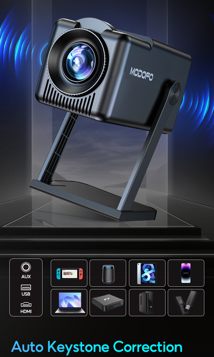 MODOFO K300 Projector 4K Full HD 1080P Portable Projector Smart ...