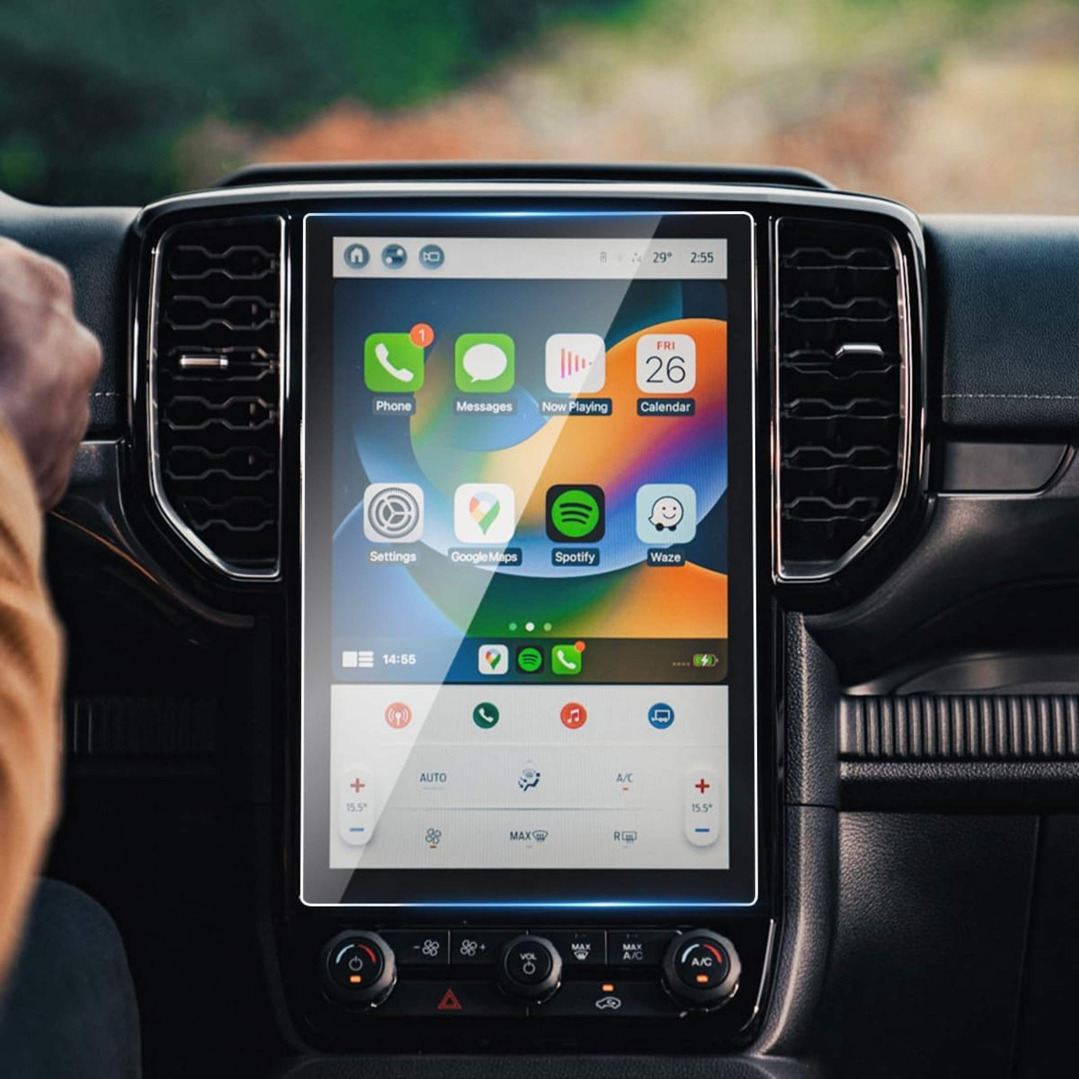 Next Gen Ford Ranger Raptor Ford Everest Infotainment Tempered Glass ...