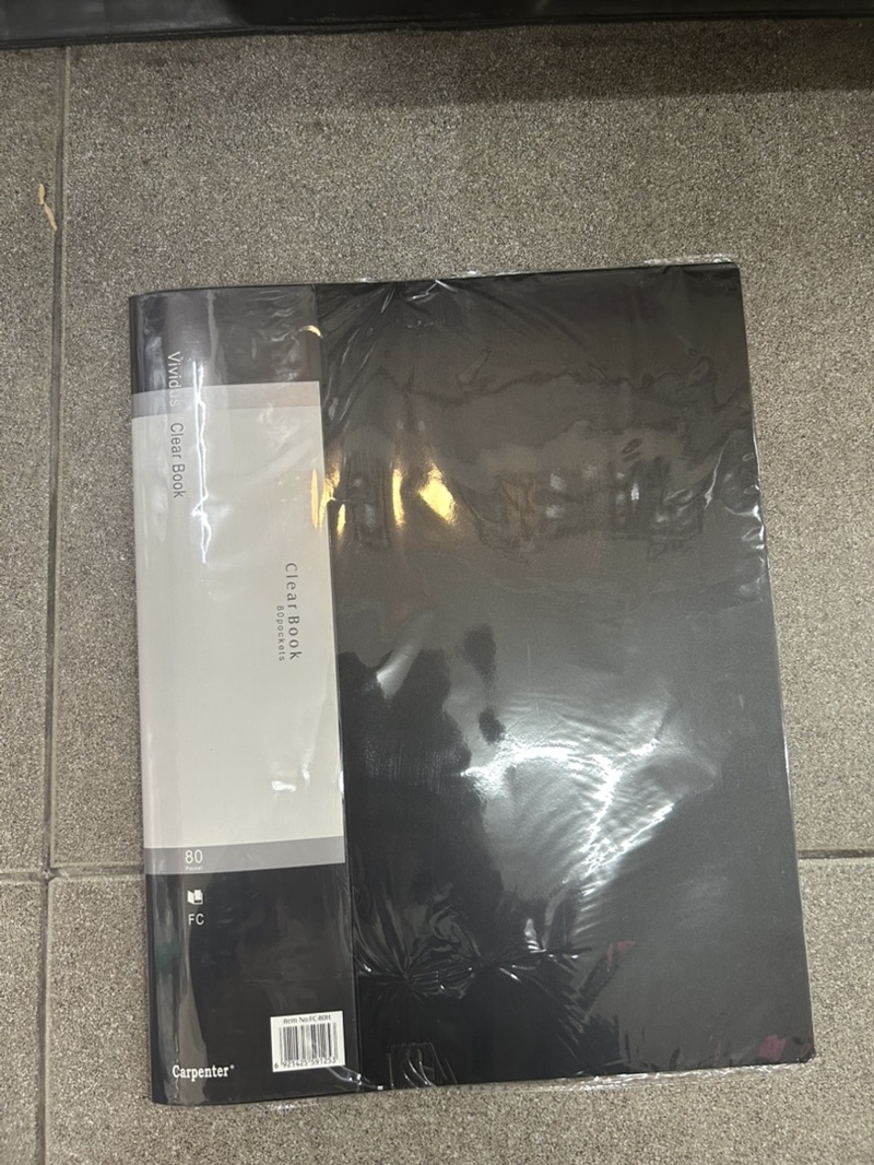 Clear Book A4 and Long - 60 / 80/ 100 pockets- Clearbook - Carpenter ...