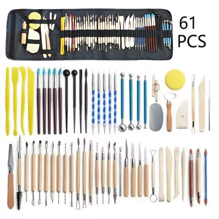 25pcs Pottery Clay Sculpting Tools Kit Clay Tools Sculpting Kit Sculpt ...