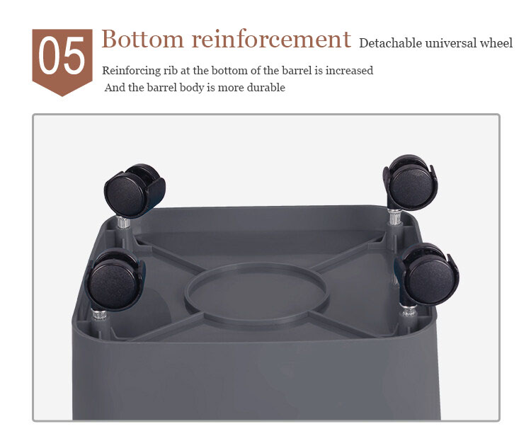 Outdoor sorting bin 240L-30L kitchen waste storage box park mall sorting garbage bin trash can ...