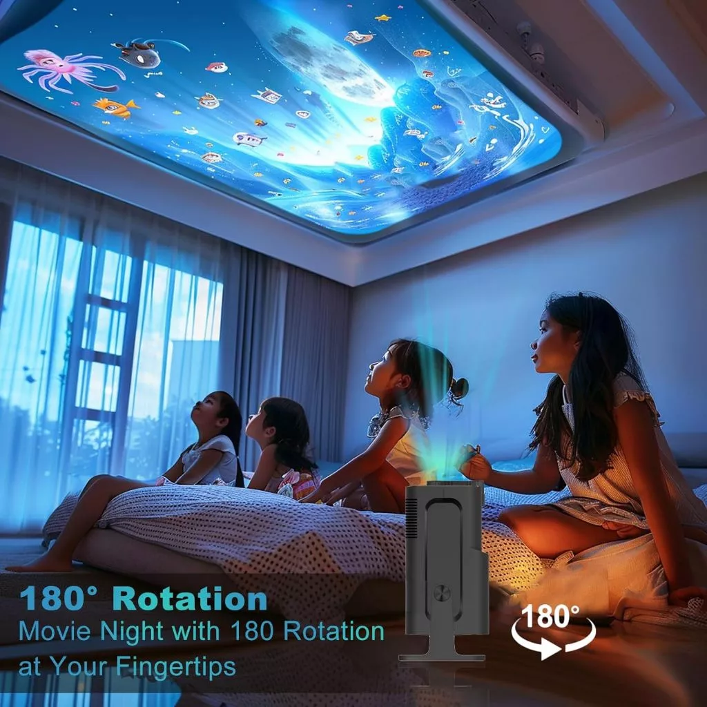 HY320 Smart Projector 4K Mini Projector HD 1080P Portable Projector for ...