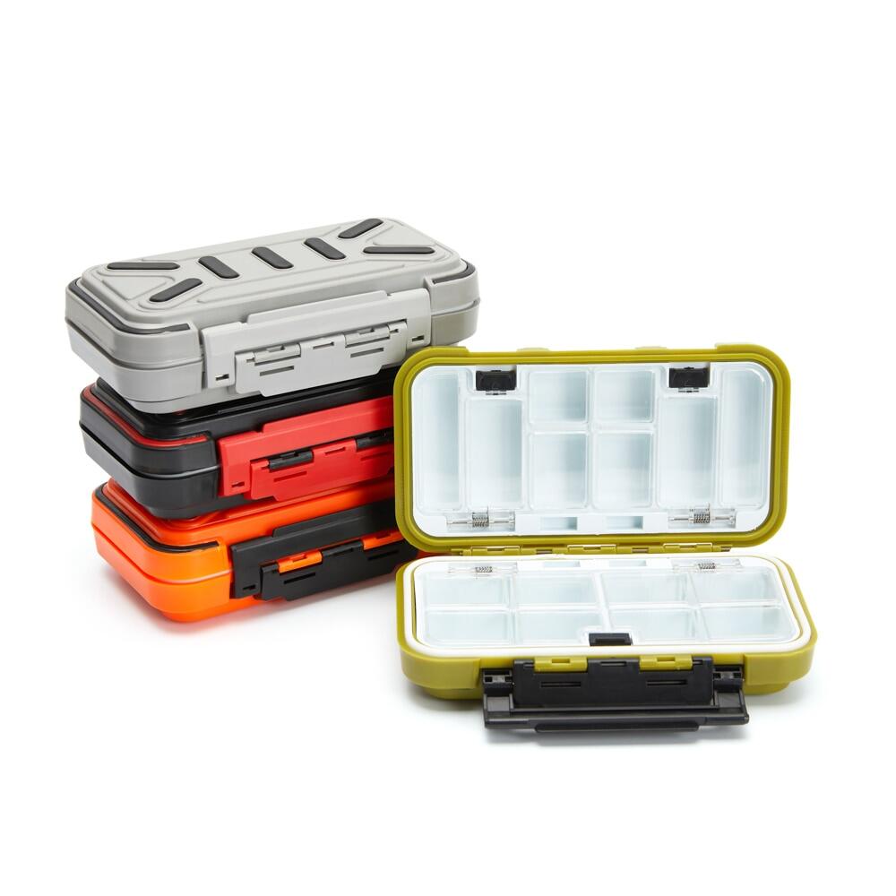 Fishing accessory box, bait box, fish hook storage box, double-layer ...