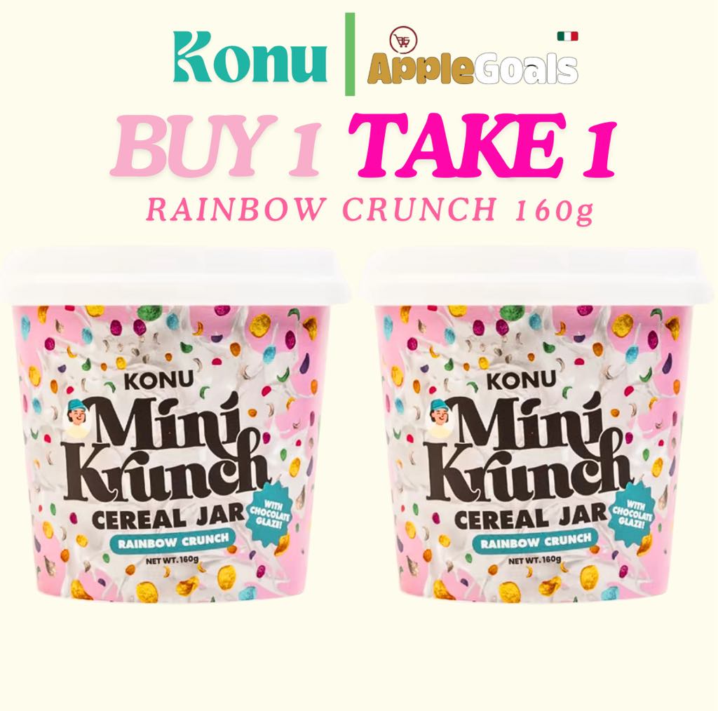 KONU BUY 1 TAKE 1 Konu Mini Krunch Rainbow Crunch 160g On The Go Snacks ...