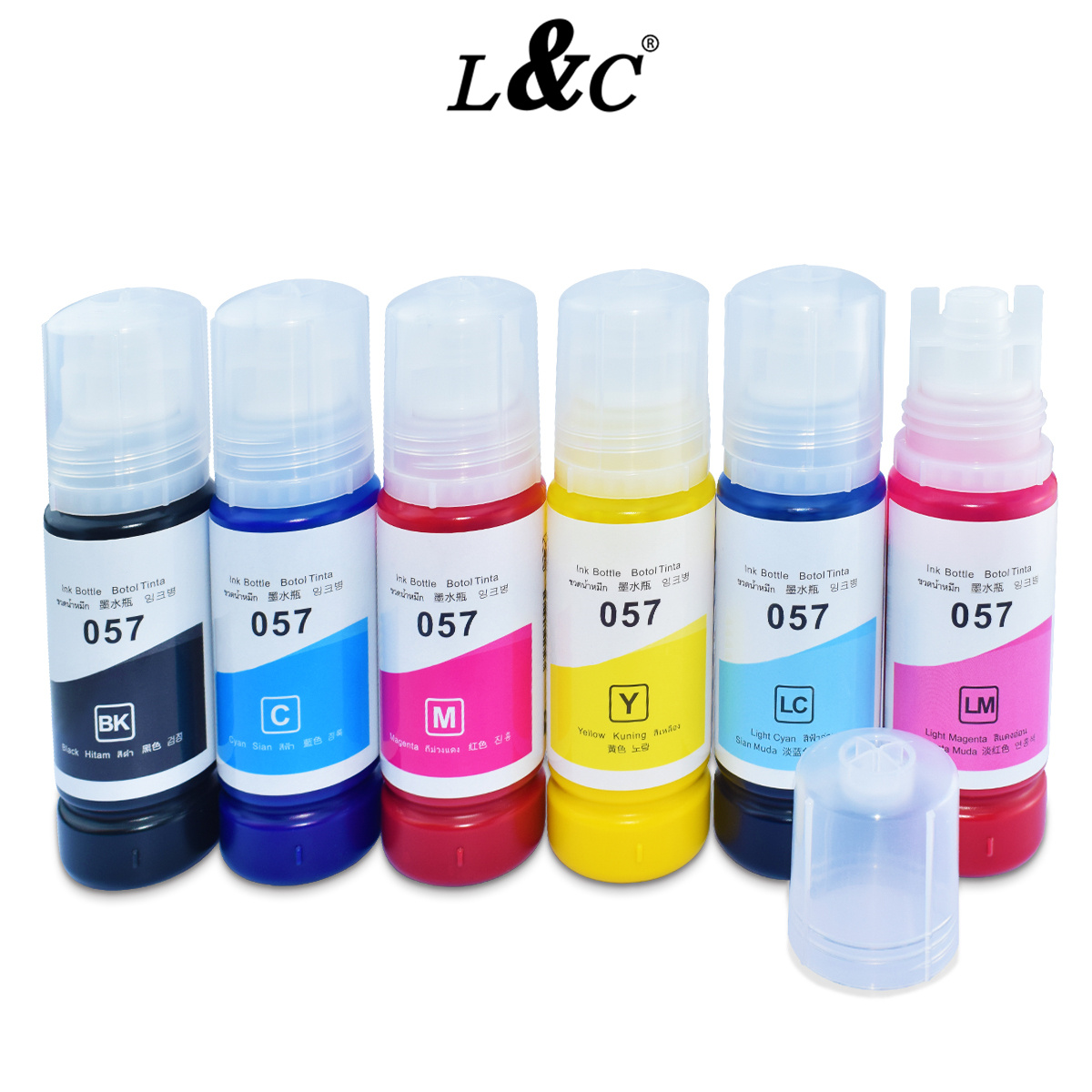 L&C 057 Dye Ink For Epson L8050 L18050 L 8050 L 18050 Printer For Epson ...