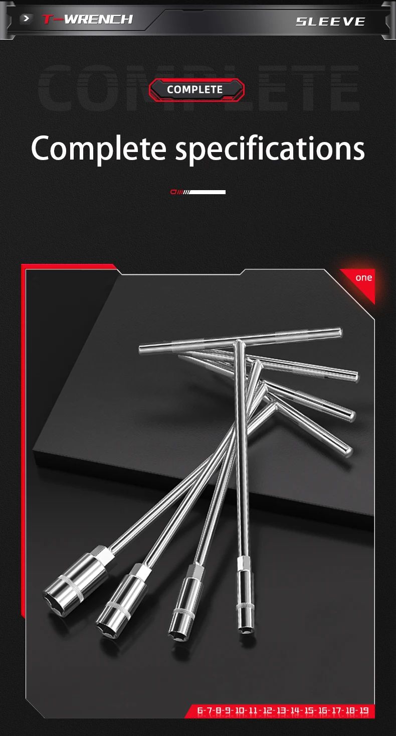 Redtool 1PCS T-Wrench 6mm-19mm Original Flyman Tools t wrench set t wrench tool set t range ...