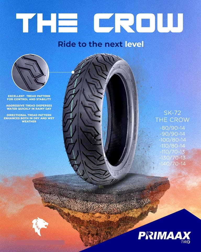 PRIMAAX SK-72 THE CROW [SIZE 17] FOR NMAX, ADV, PCX, CLICK, AEROX ...