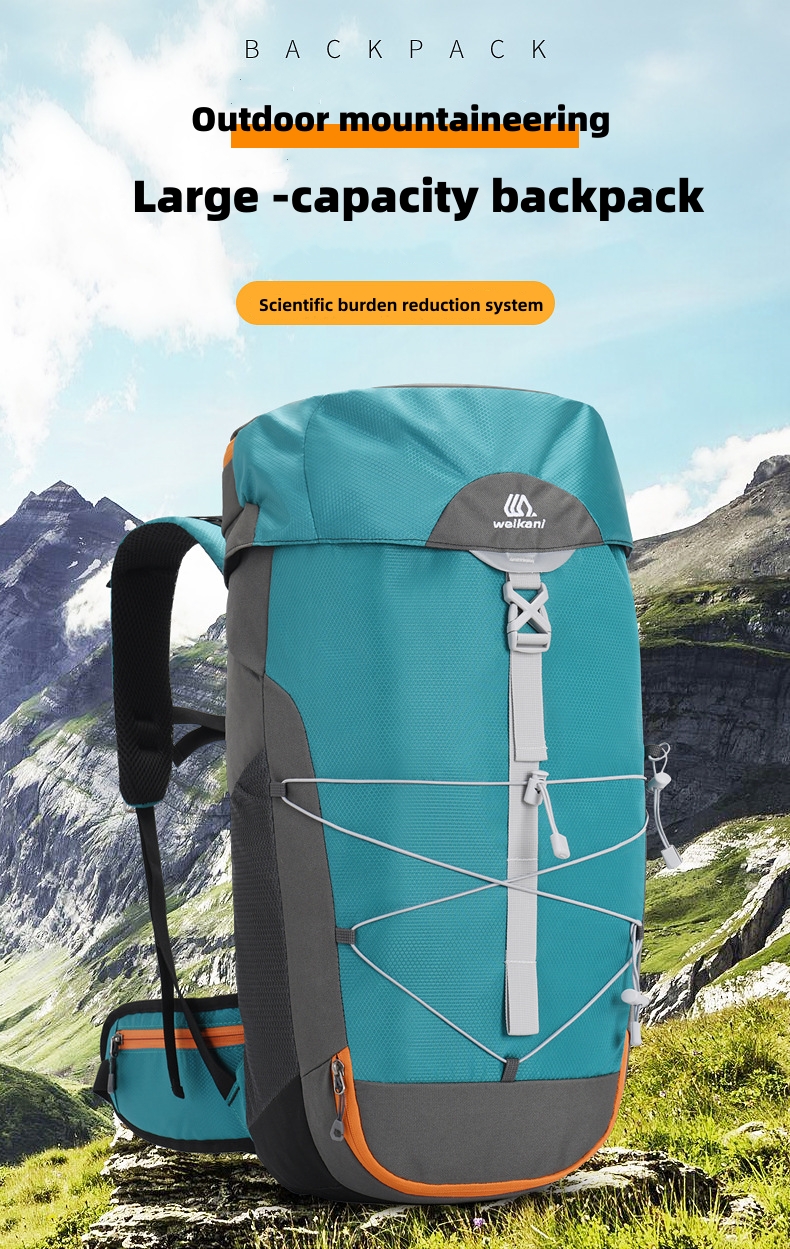 40L Unisex Men Backpack Travel Waterproof Outdoor Mountaineering Hiking ...