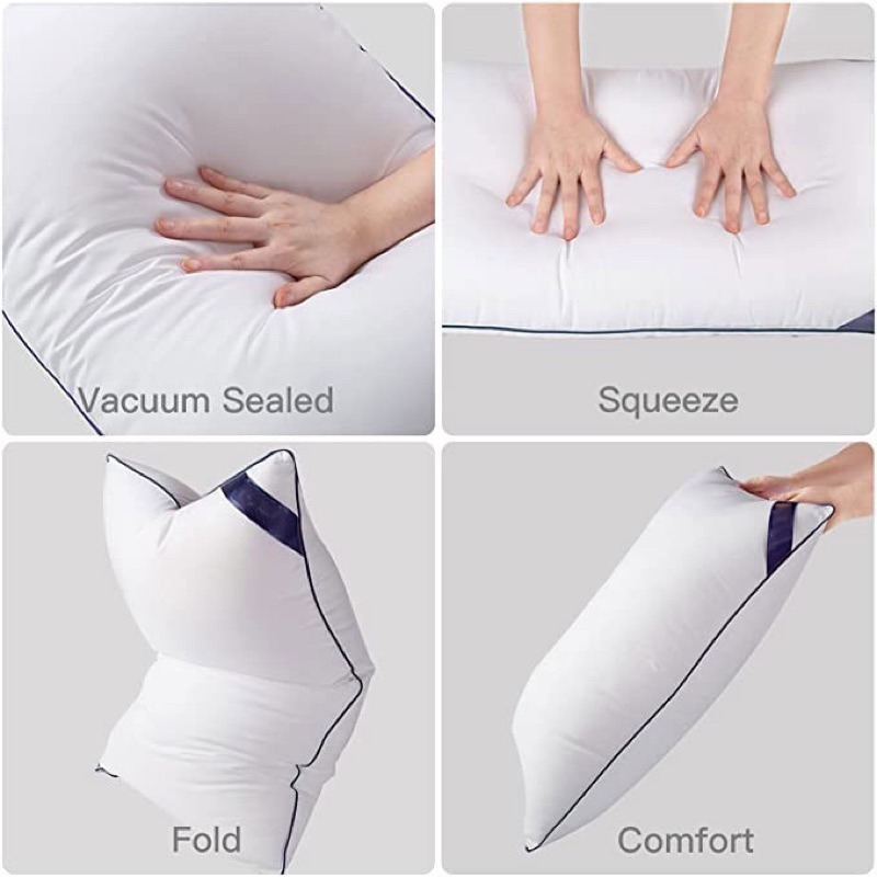 White Fiber Pillow magic pillow (18x28inches)(20x30inches) Hotel ...