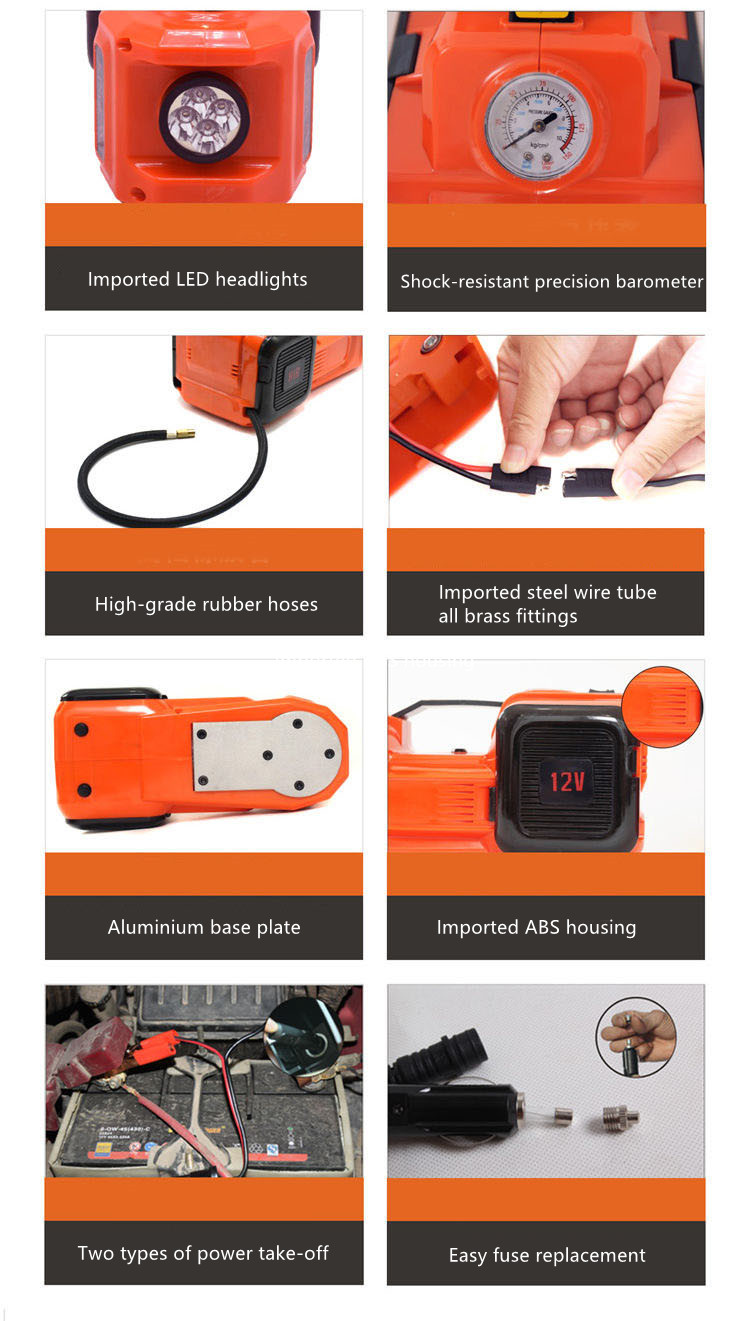 Adjustable Electric Car Jack 5T Hydraulic Jack Portable Tire Lifting ...