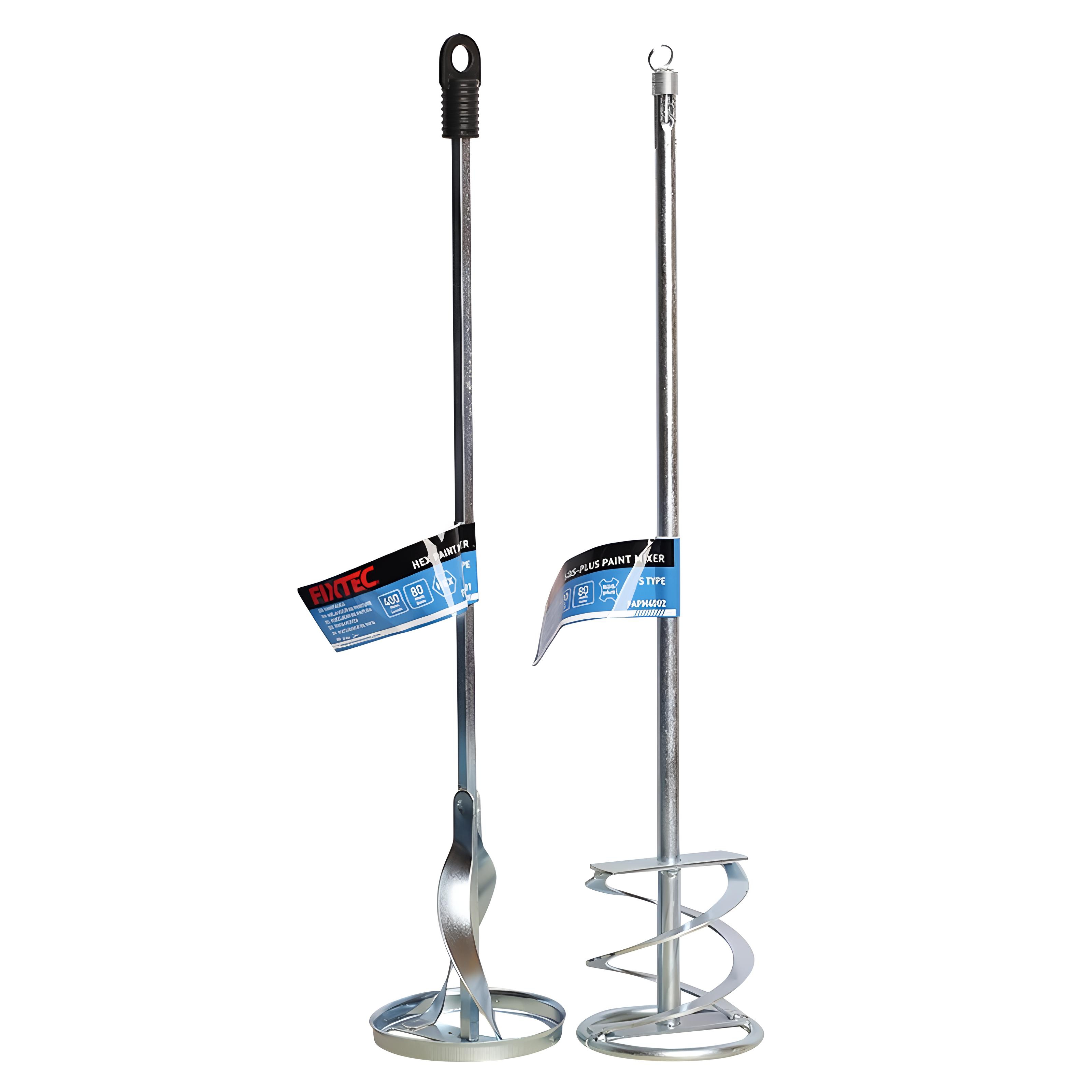 FIXTEC Heavy Duty HEX Paint Mixer Cement Mixer (400x80x8mm/ 600x100x9mm ...