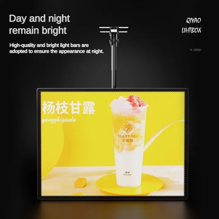 LED TV Light Box Menu Board LED Light Box Menu Board Hanging For ...