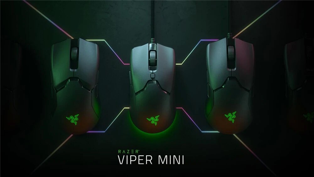 Raze Snake Viper Mini Computer Esports Cable Gaming Mouse Laptop RGB ...