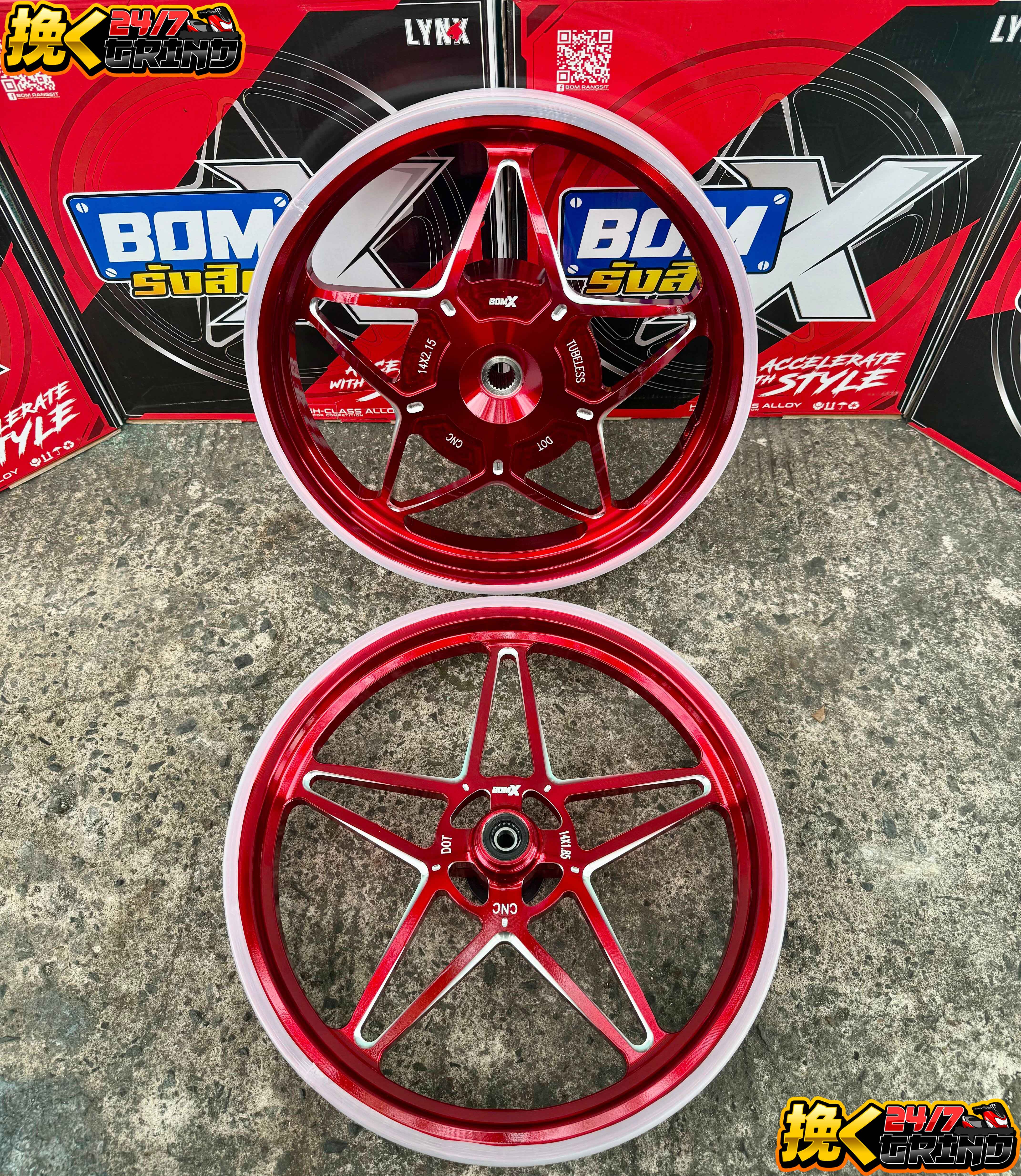 BOM RANGSIT MAGS STAR For Click 125 / 150 v1 v2 v3 (5 Spokes) | Shopee ...