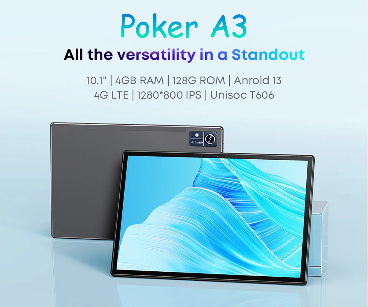 SUXI A3 Poker Tablet Android 14.10.1inch 12+128GB Dual SIM 5G WIFI AI ...