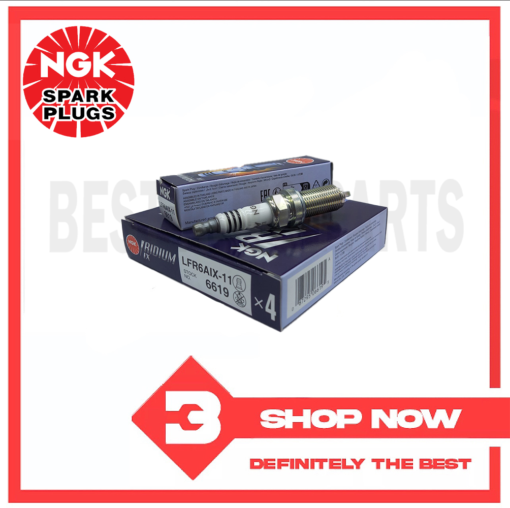 NGK LFR6AIX-11 Iridium IX Spark Plug ( 4pcs / 1 Box ) | Shopee Philippines