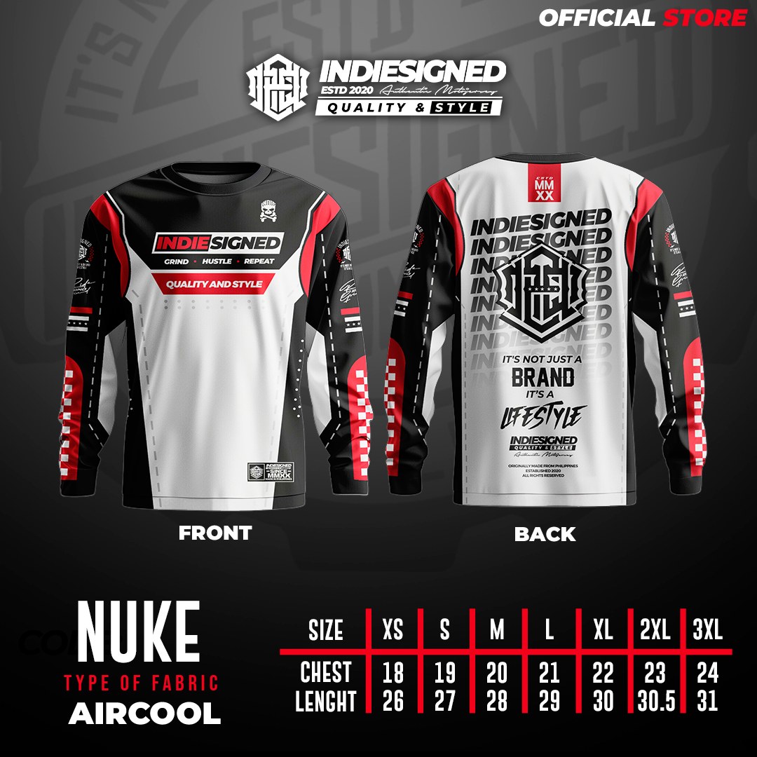 NUKE RIDING JERSEY (INDIESIGNED OFFICIAL) | Shopee Philippines