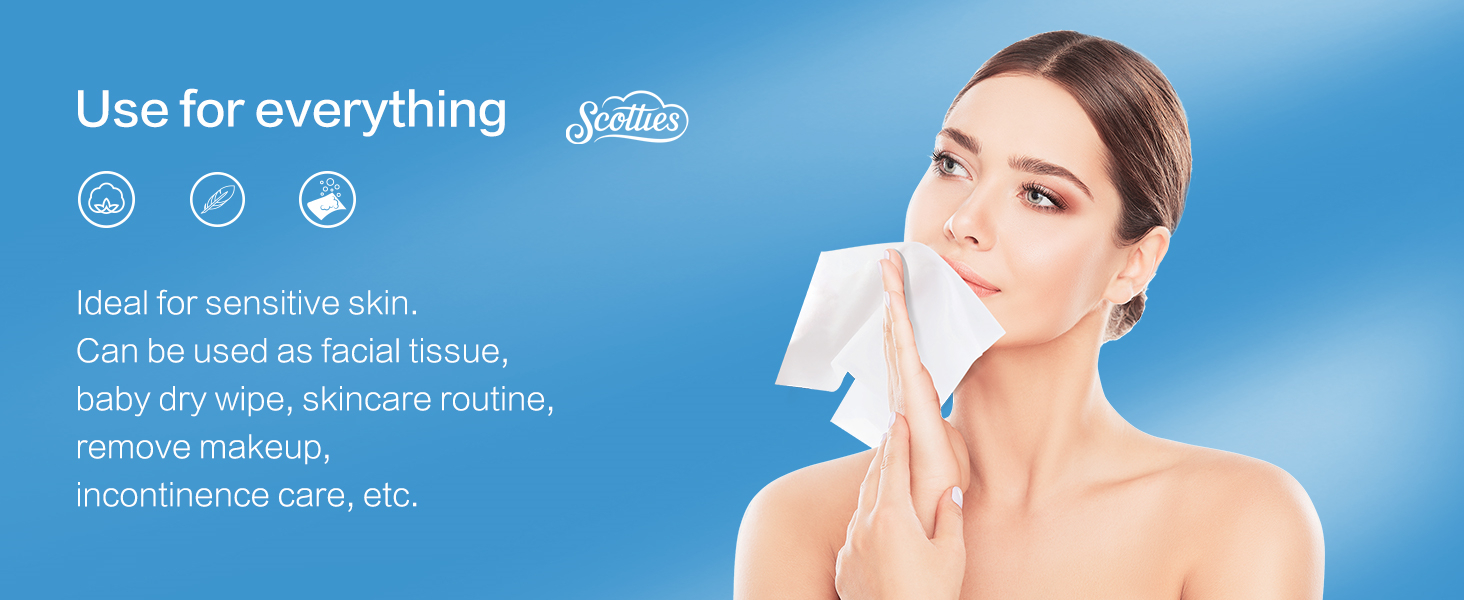 8pack Scotties Facial Tissue paper towel tissue paper 8Packs 420Sheets ...