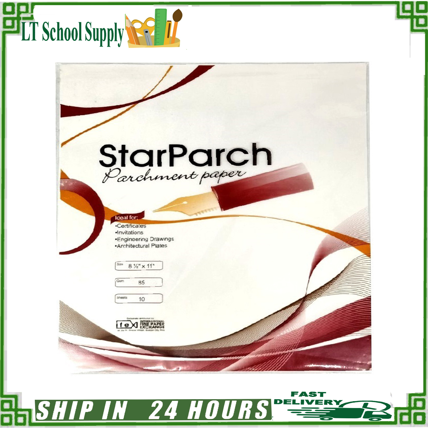 Star Parch Parchment Paper 85gsm 10 Sheets | Shopee Philippines