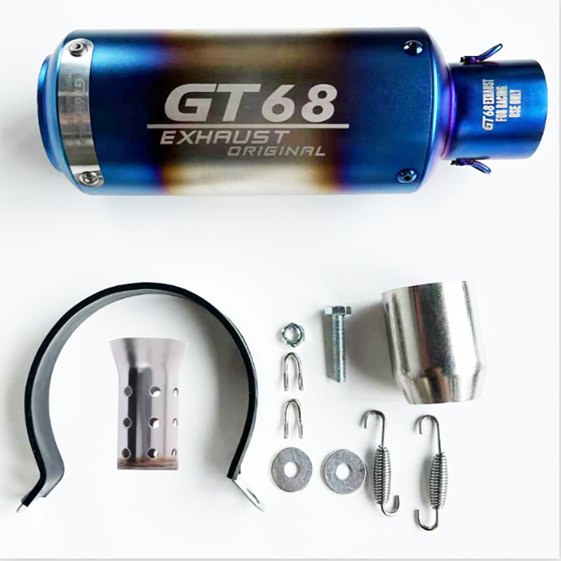 Universal 38-51mm Motorcycle Exhaust Pipe Locomotives Professional ...