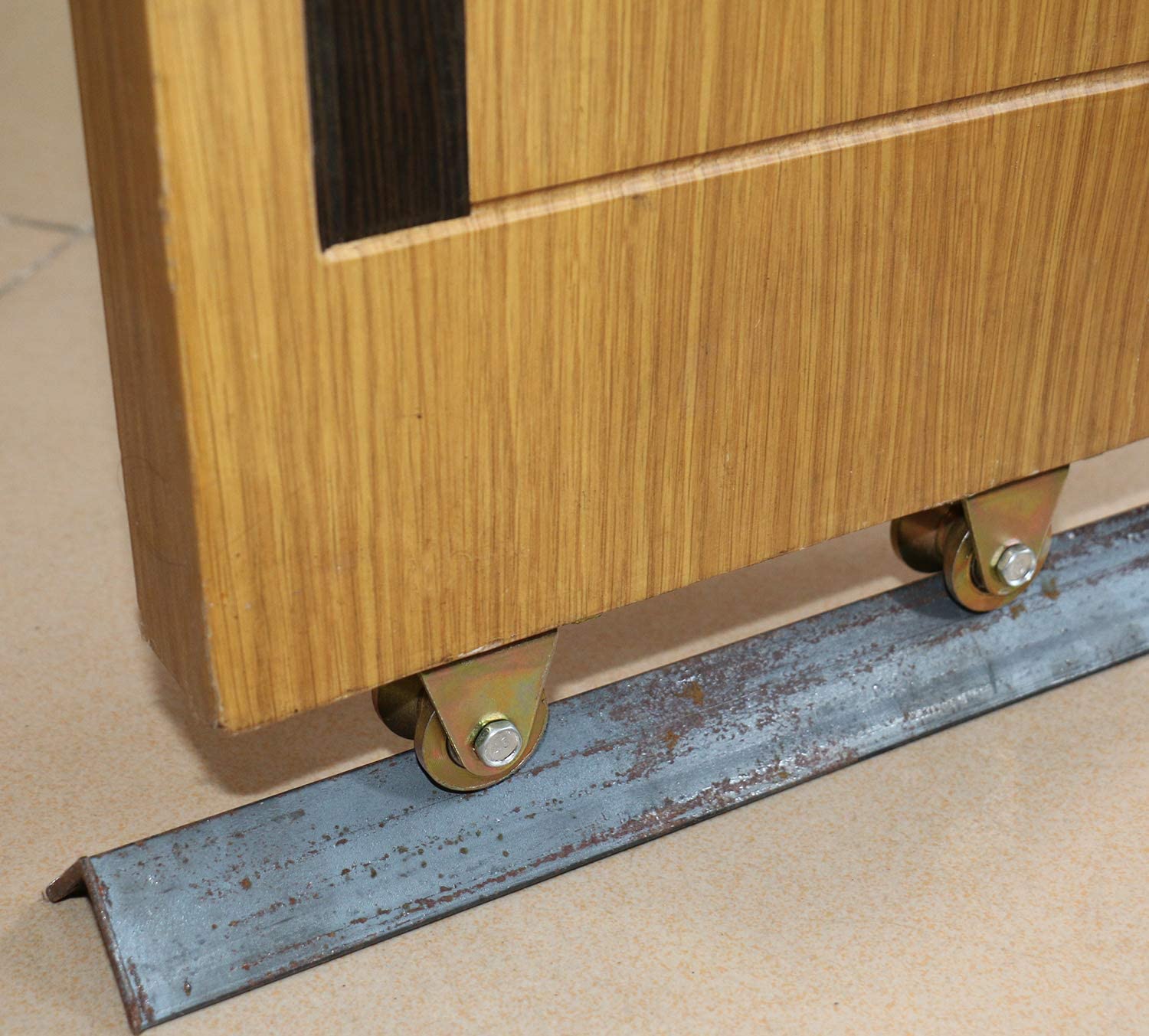 2/4PCS V-U Groove Gate Roller Wheel - 2 inches/3 inches - COD - Heavy ...