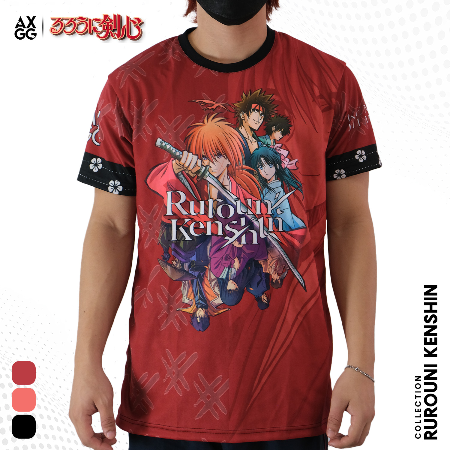 AXGG ' Samurai X / Rurouni Kenshin ' Anime Shirt | Shopee Philippines