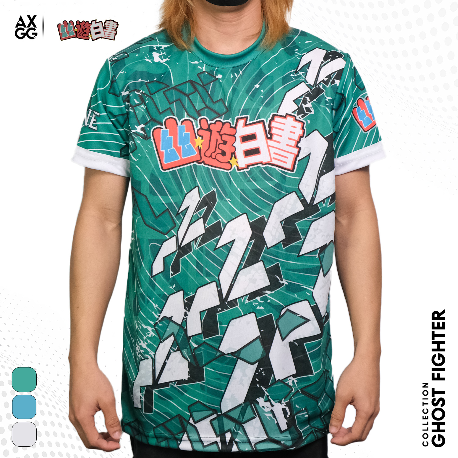 AXGG " Ghost Fighter " - Anime T-Shirt | Shopee Philippines