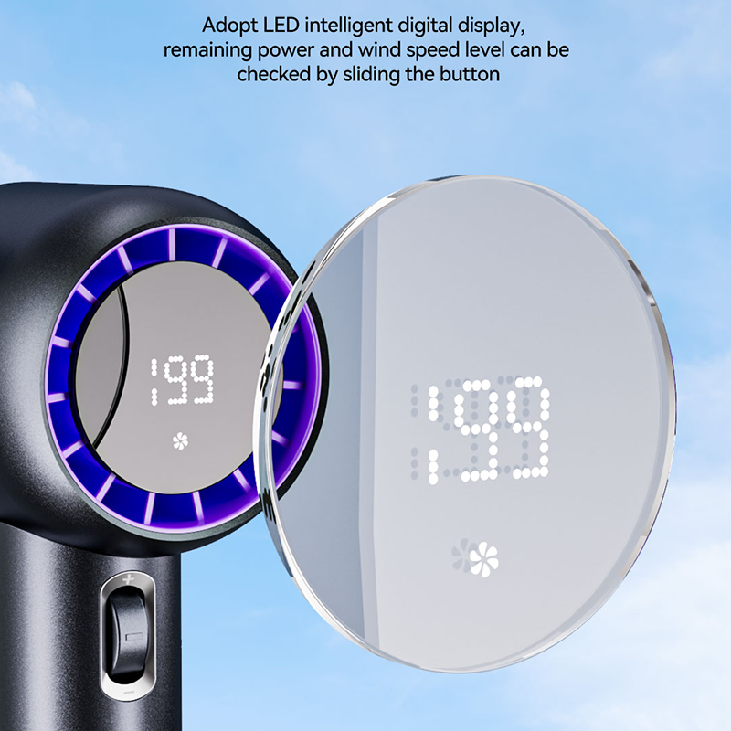 Samsung Turbo Mini Fan 6000mAh Rechargeable Bladeless Quiet Handheld ...