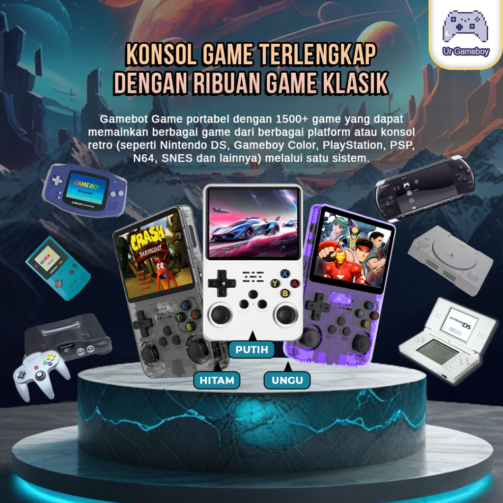 20000Game Console R36S Video Gameboy Linux 3.5 Inch IPS Screen Portable ...